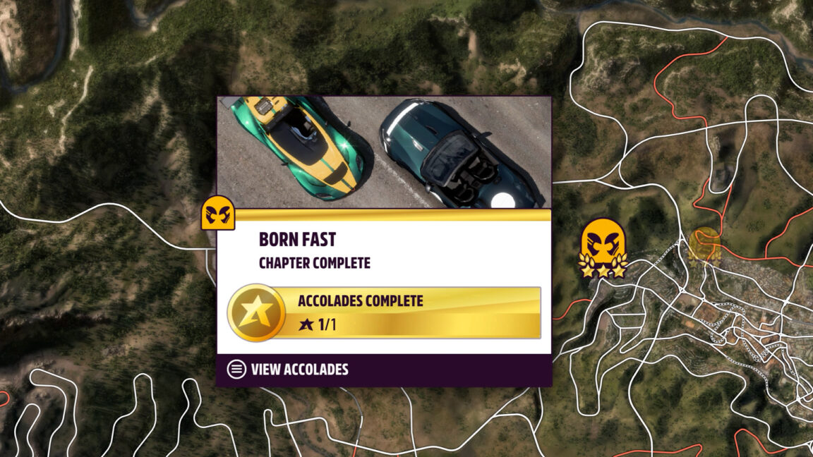 Forza Horizon 5 Horizon Story Born Fast ALL 3 STARS